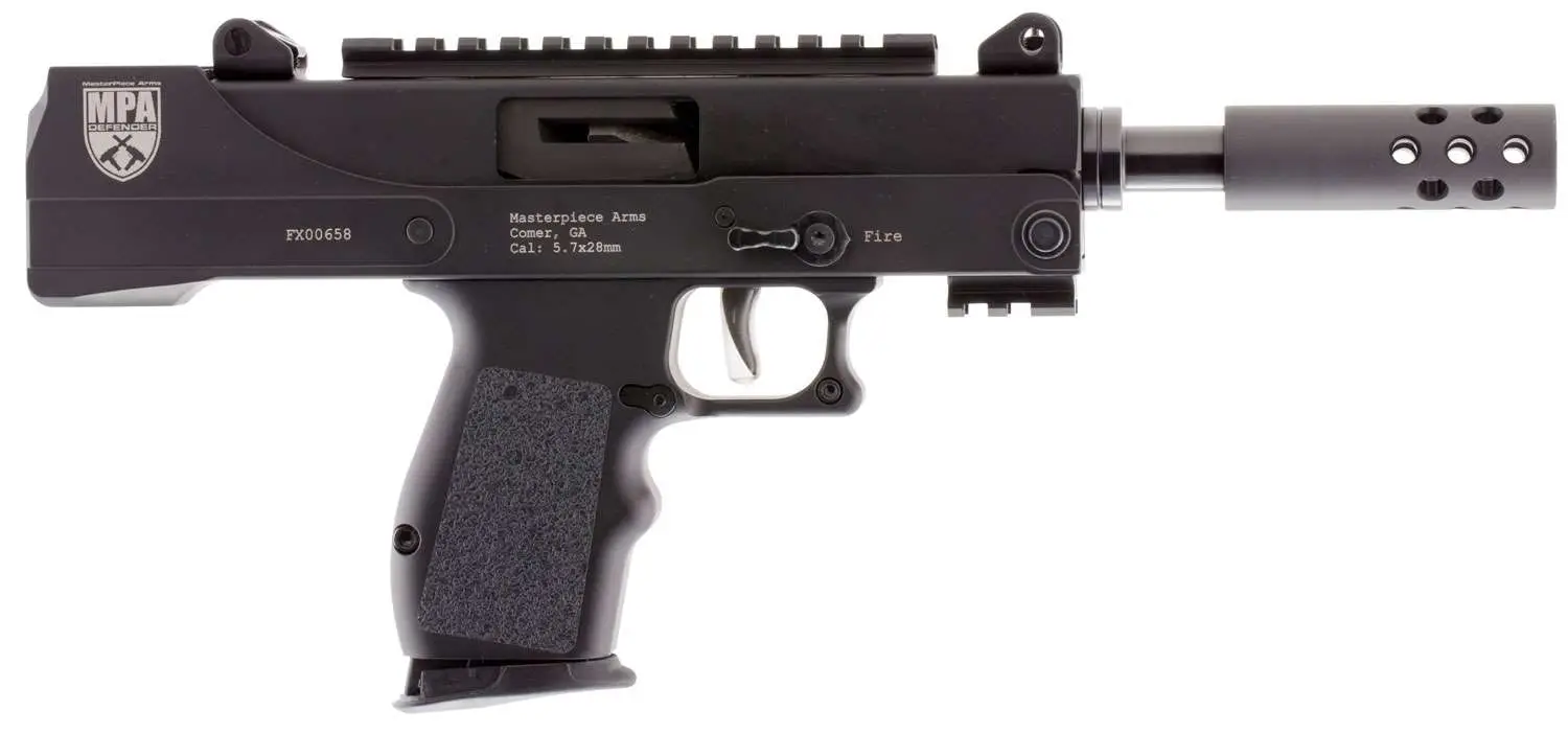 MasterPiece Arms 57DMG Defender 5.7x28mm 5" 20+1 Black Cerakote ...