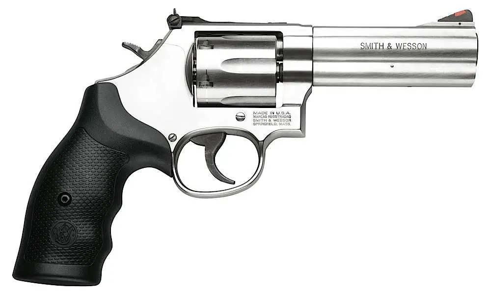 Smith & Wesson 164222 686 357 Mag 6 Round 4.13" Stainless Steel Black ...