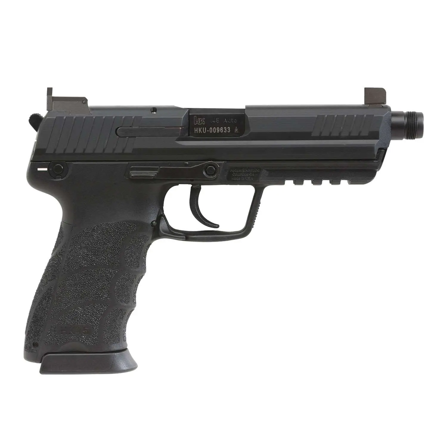 HK 745001TA5 HK45T Tactical V1 45 ACP 5.20" 10+1 Black Black ...