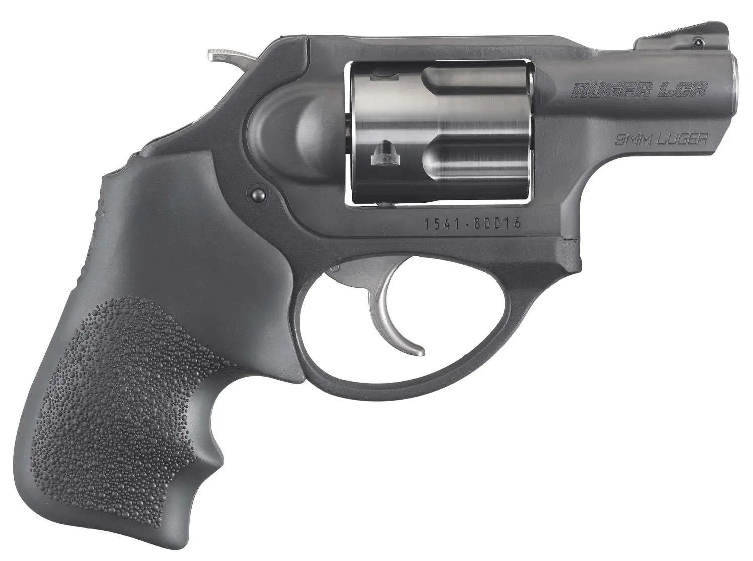 Ruger 5464 LCRx 9mm Luger 1.87" 5 Round Black Hogue Tamer Monogrip Grip ...