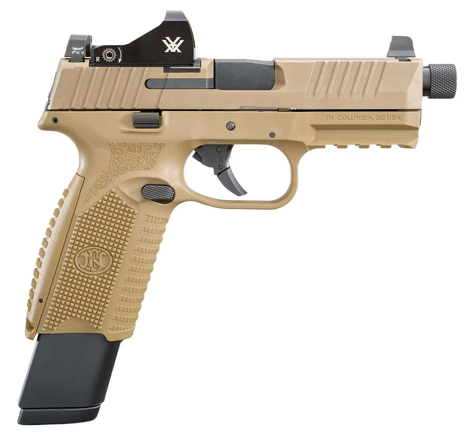FN 66100845 509T NMS FDE/FDE NS 1X17+2X24 VIPER | Bridgeport Equipment ...