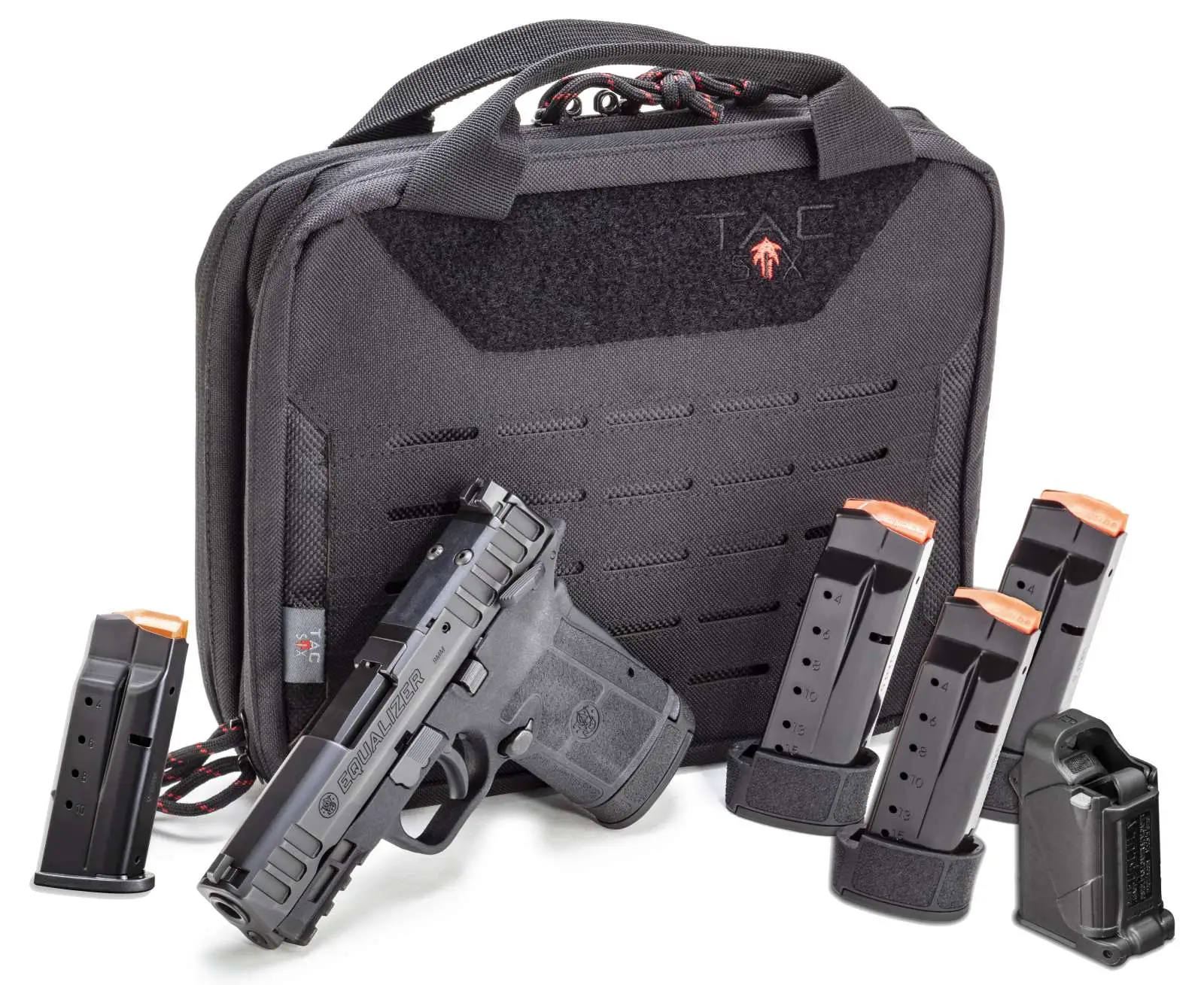 S&W EQUALIZER TS 3.675" 9MM OC 1-10&13 3-15 RD MAGS BUNDLE BL ...