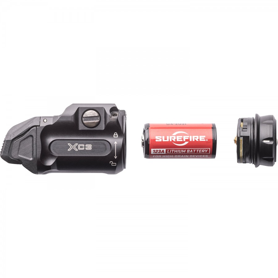 Surefire XC3-A Compact Weaponlight, 550 Lumens, Aluminum, Anodized ...
