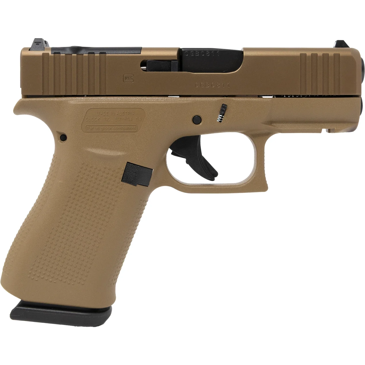 Glock 43X MOS Coyote 9mm 3.41" Barrel 2 - (10) Round Magazines | ESAD Arms