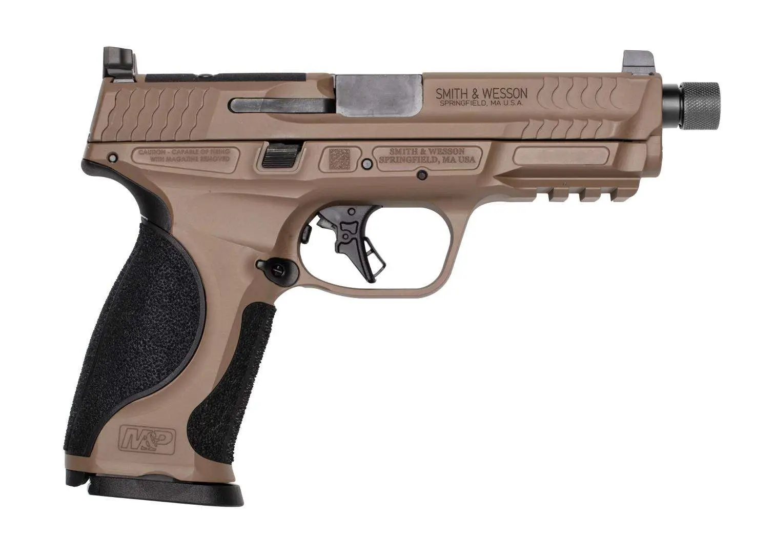 S&W M&P9 M2.0 METAL 9MM 4.625" 17-SH OR THREADED BBL FDE | Bridgeport ...
