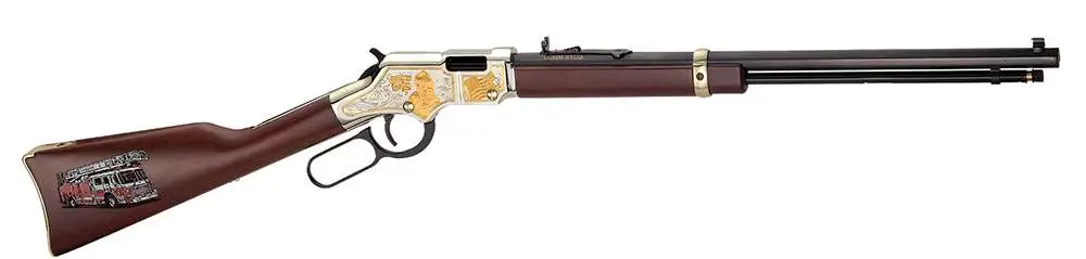 Henry H004FM Golden Boy Firefighter Tribute Lever Action 22 Short,Long ...