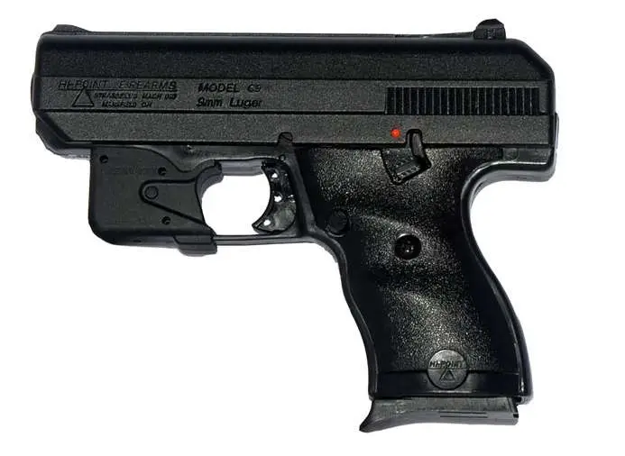 Hi-Point C9 9mm Luger 3.50" 8+1 LaserLyte Black Polymer Grip ...
